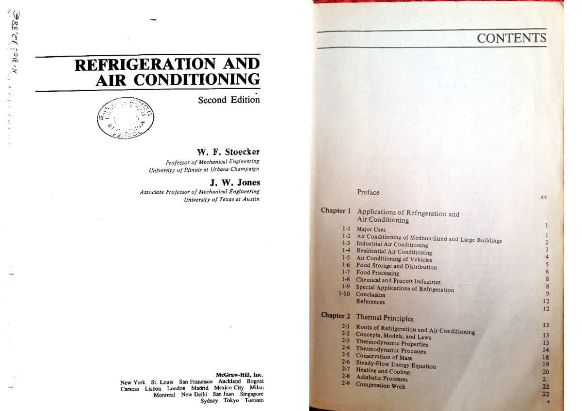 WF Stoecker Refrigeration and Air Conditioning - BS Mechanical ...