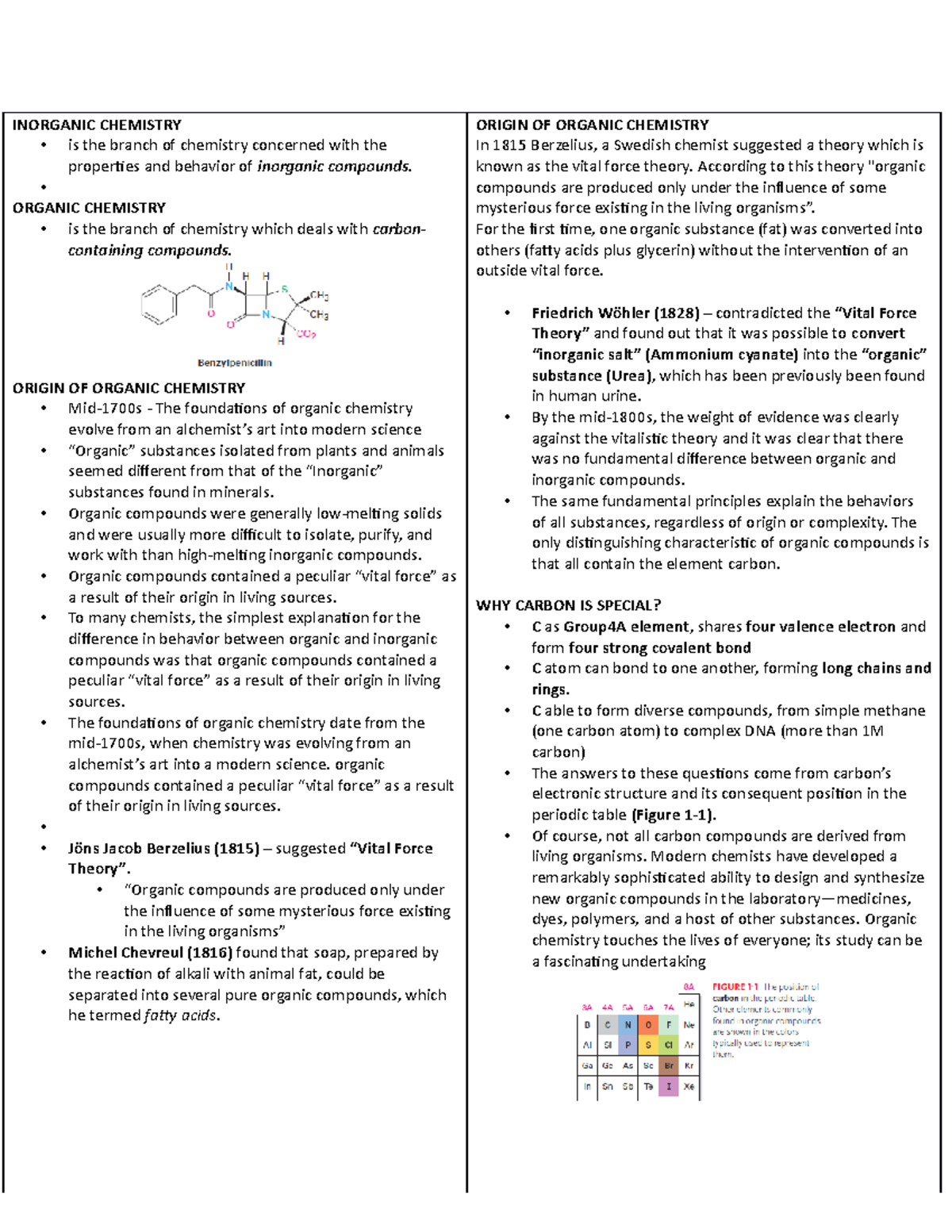 Lecture 1 Orgchem - this is my own reviewer for organic chemistry ...