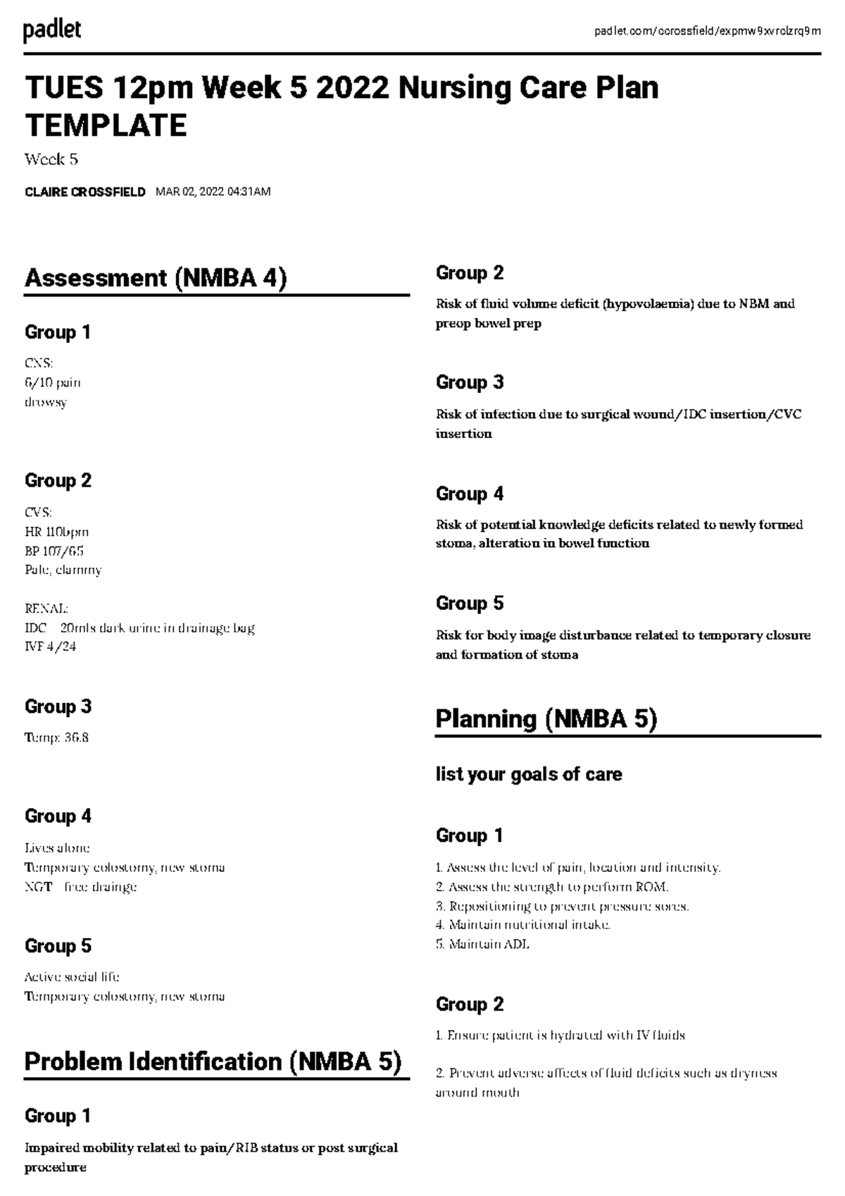 Padlet-expmw 9xvrclzrq 9m - padlet/ccrossfield/expmw9xvrclzrq9m TUES ...