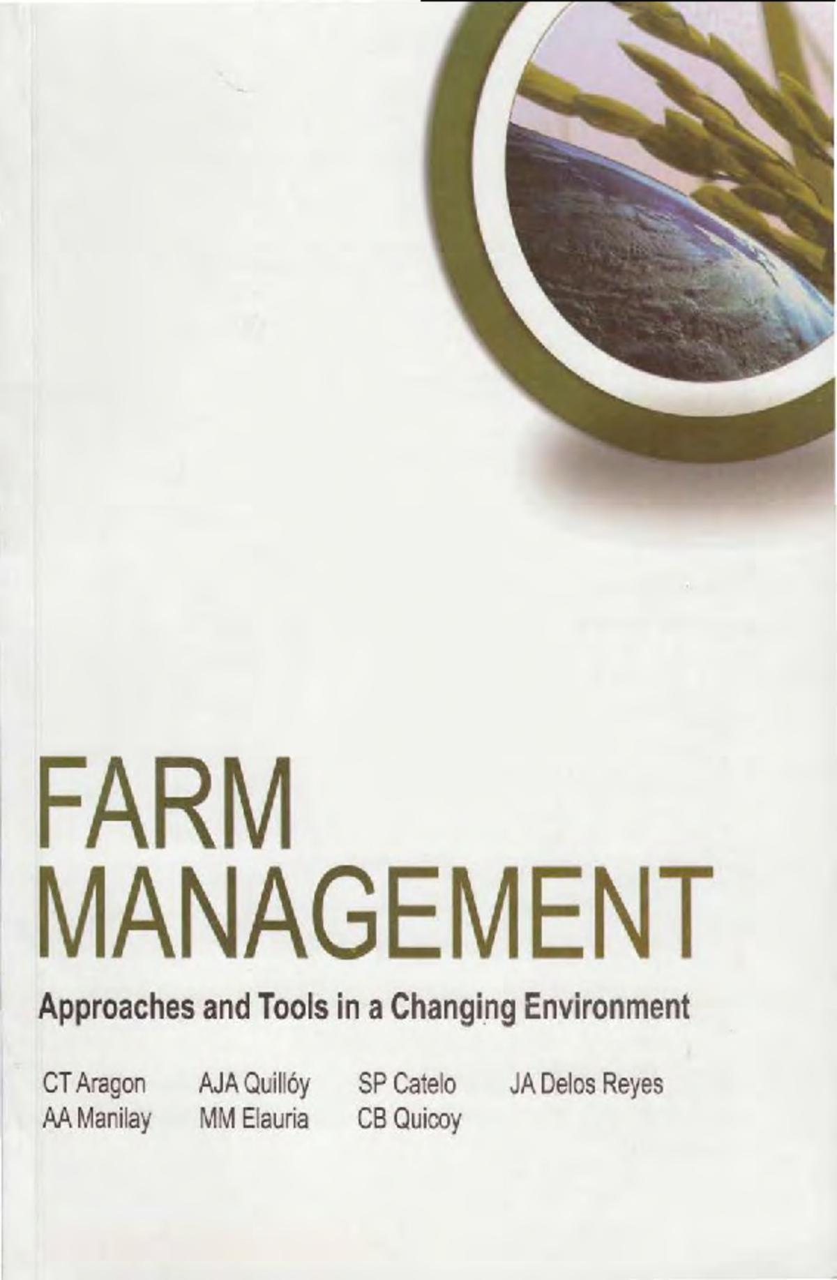 Farm Management - lecture - FARM MANAGEMENT Approaches and Tools in a ...