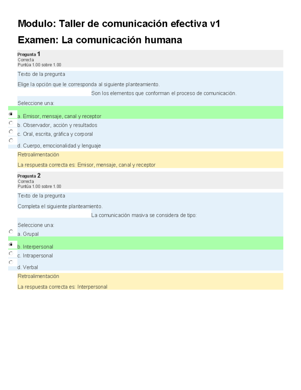La comunicación humana - Modulo: Taller de comunicación efectiva v ...