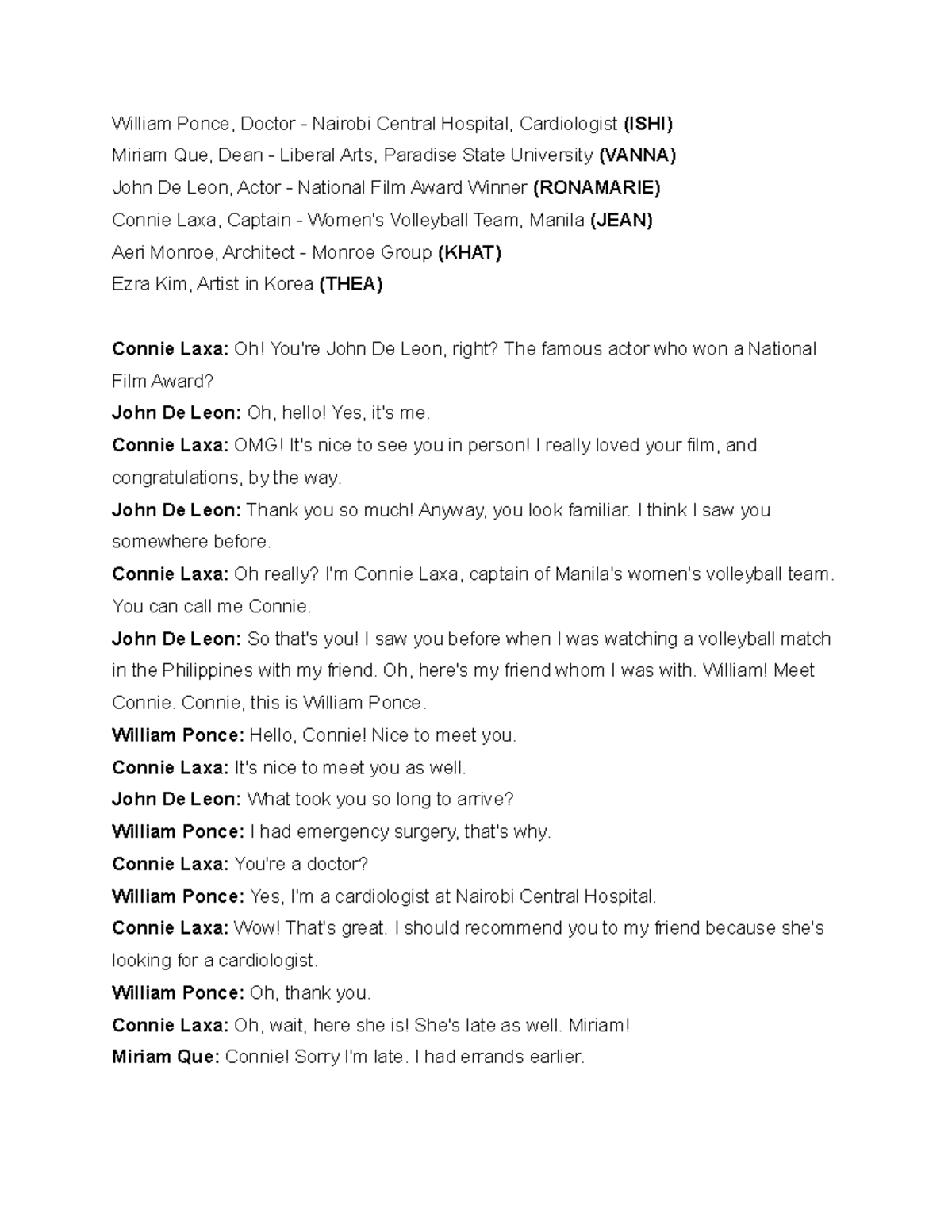 Activity-8- Script - Notes - William Ponce, Doctor - Nairobi Central ...