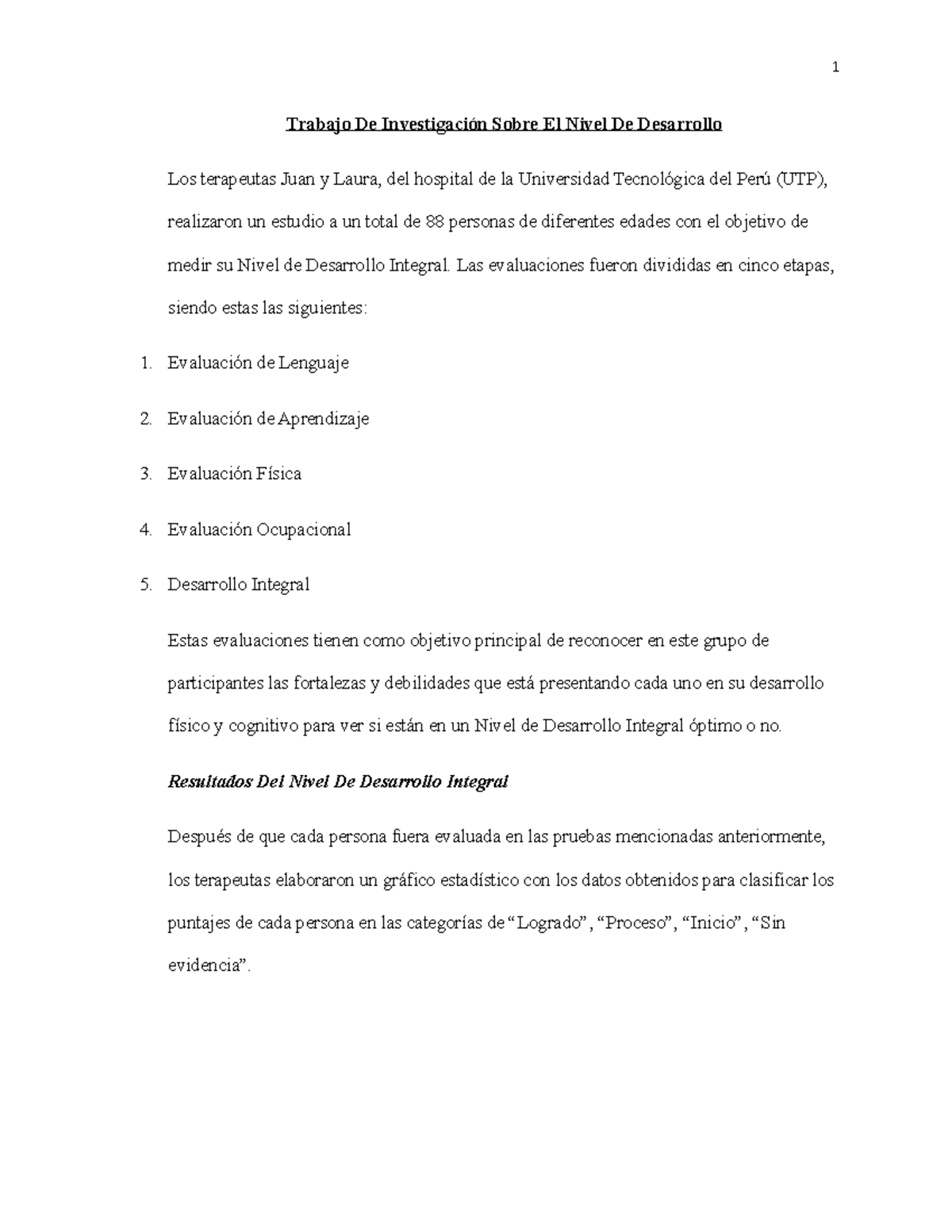 Informe de Data - Es sobre la practica calificada 1 que consiste en ...