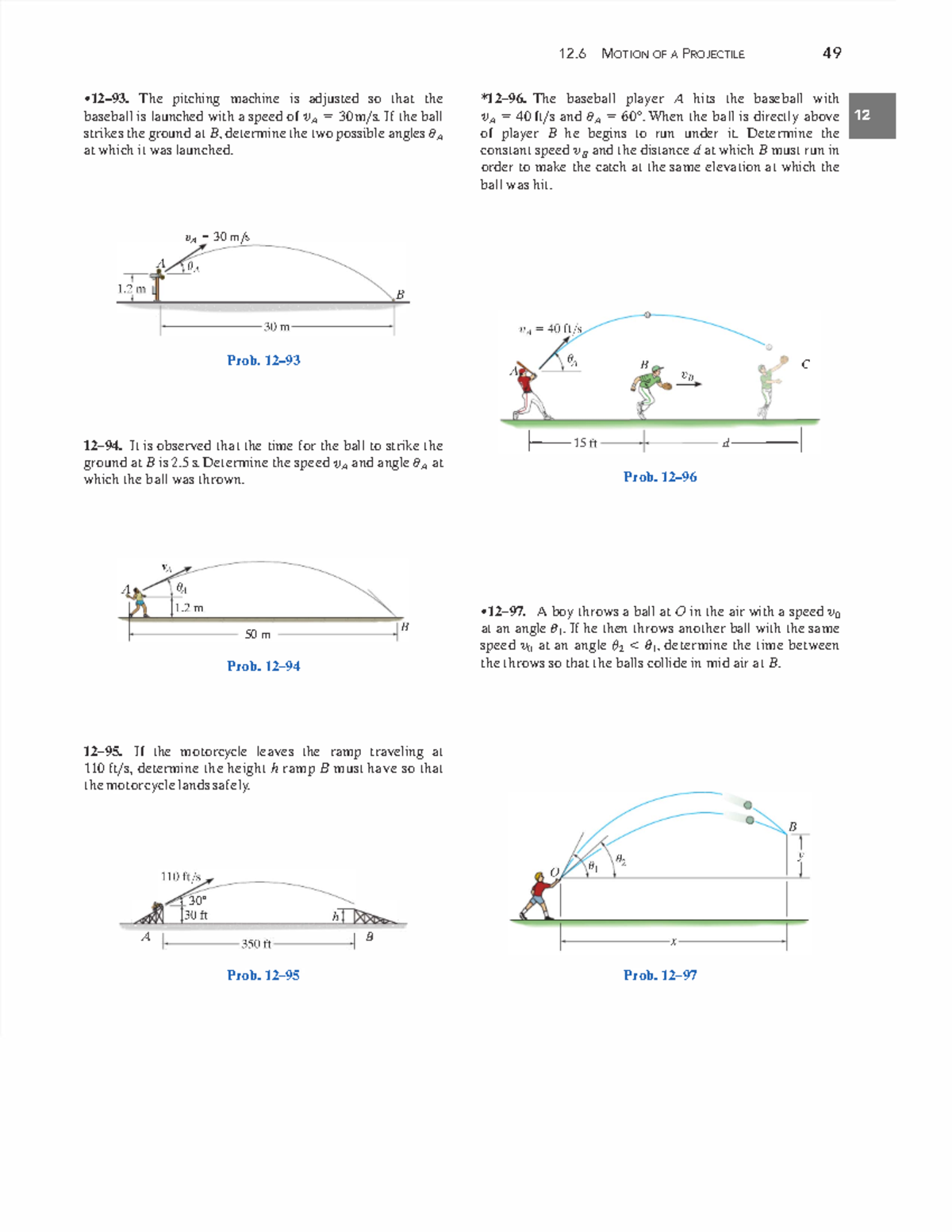 Motion OF A Projectile - enginnering mechanics -12-93. The pitching ...