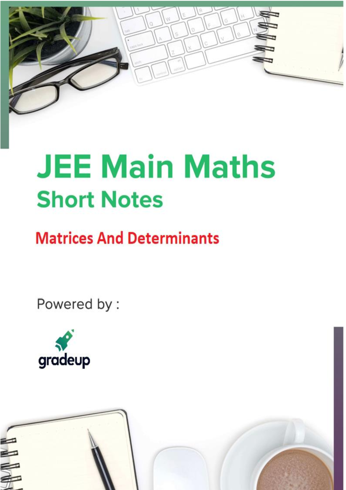 Matrices and Determinants Notes for JEE Main - Matrices and ...