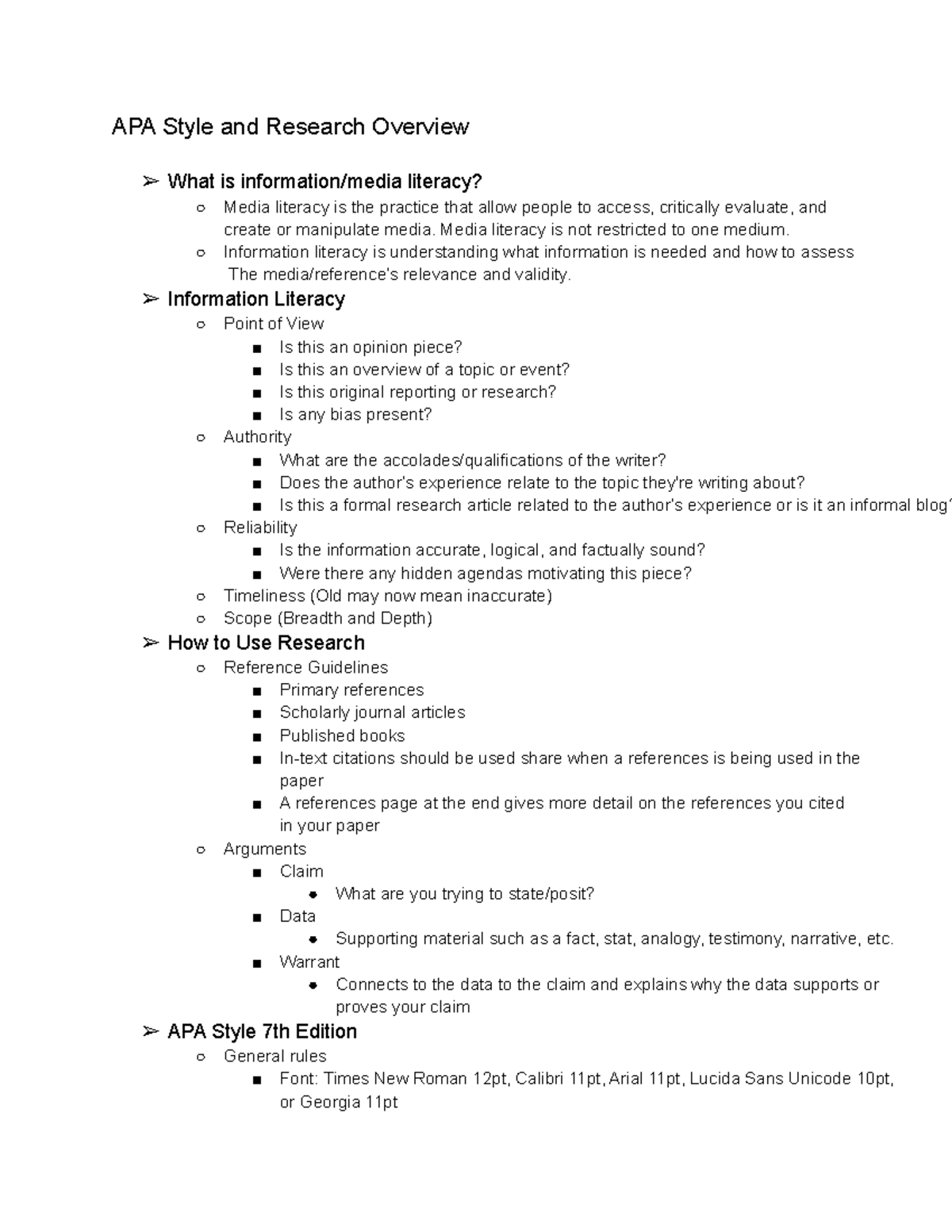 APA Style Guidelines - Lecture notes 5 - APA Style and Research ...