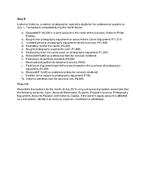 Answer Key for BAC 105 - BAC 105 - Midterm Examination for BAC 105 ...