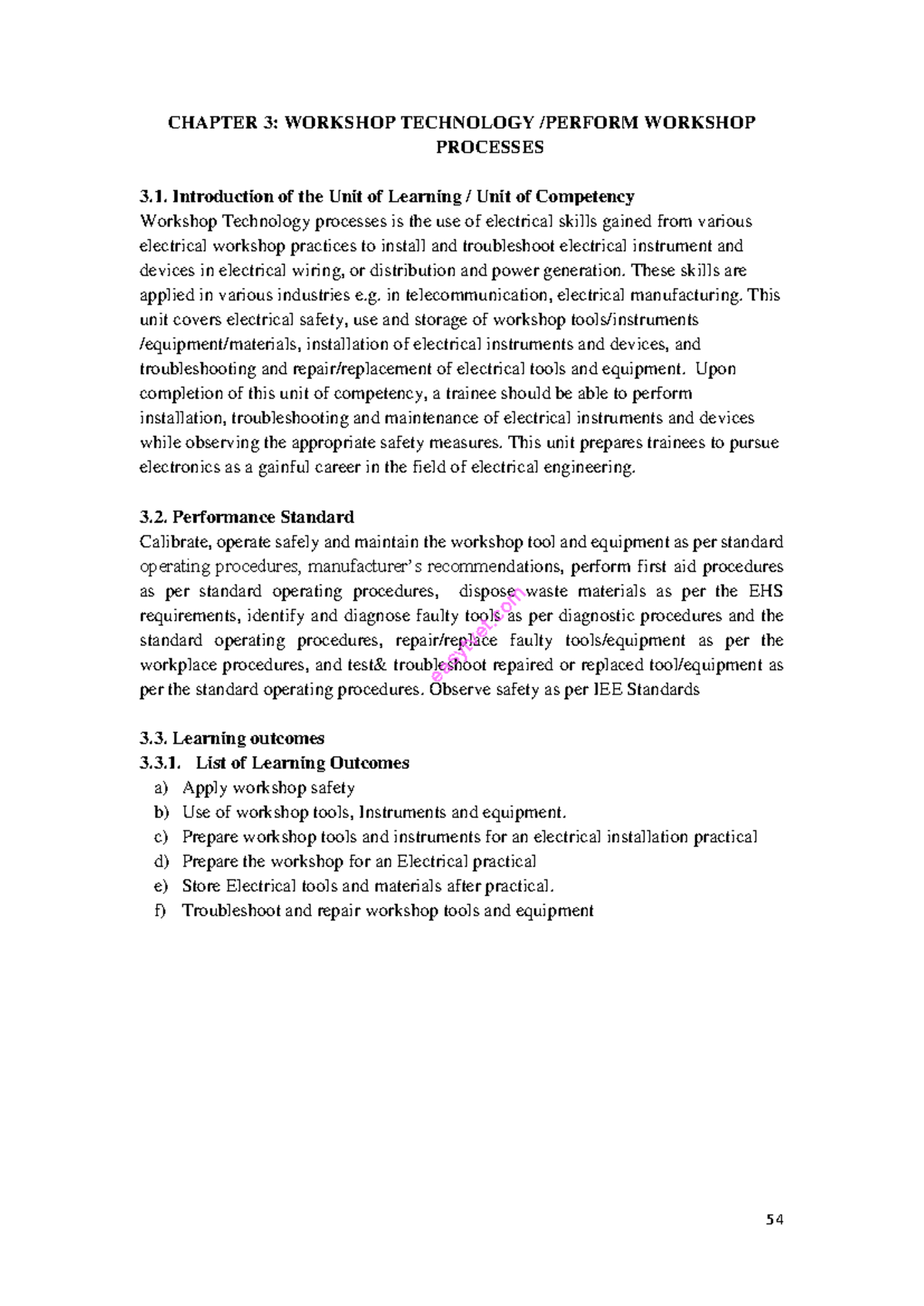 Workshop technology - CHAPTER 3: WORKSHOP TECHNOLOGY /PERFORM WORKSHOP ...