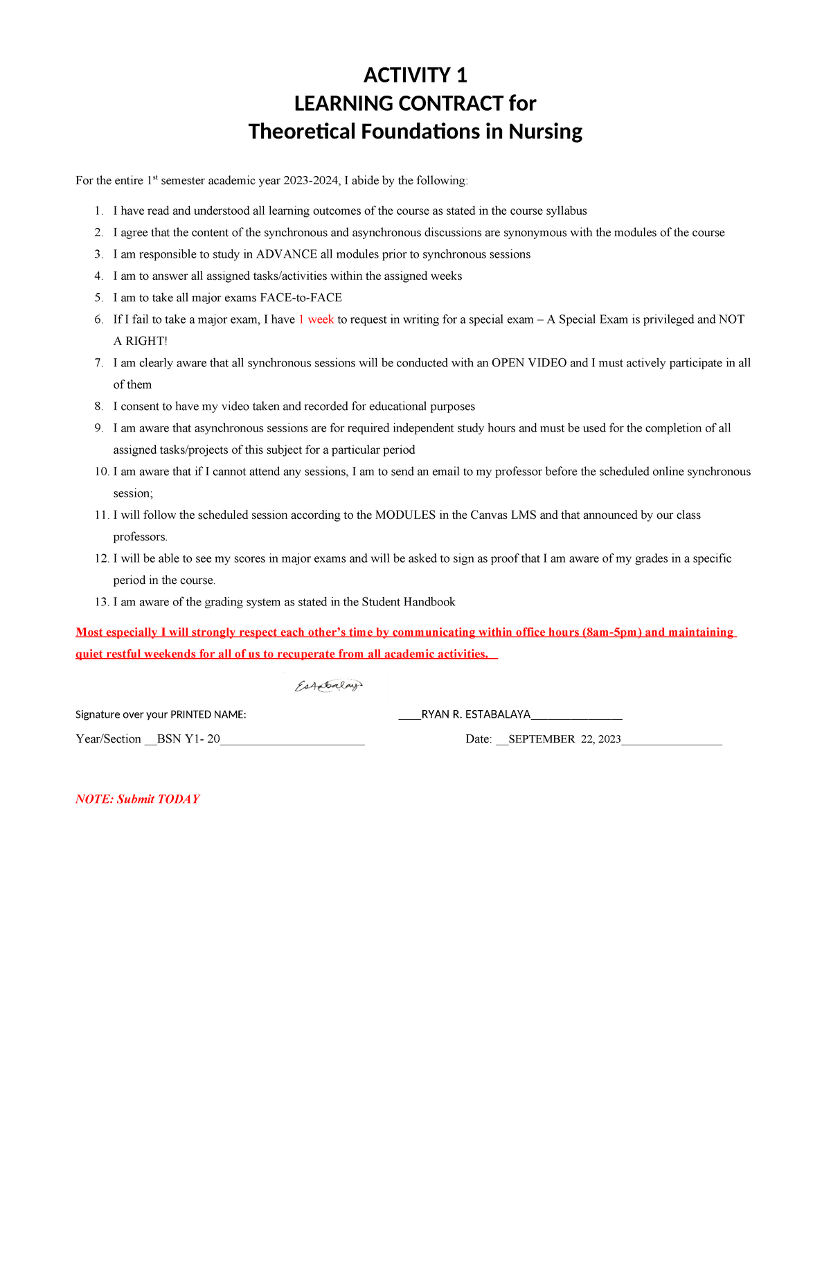 TFN-Learning-Contract - ACTIVITY 1 LEARNING CONTRACT for Theoretical ...