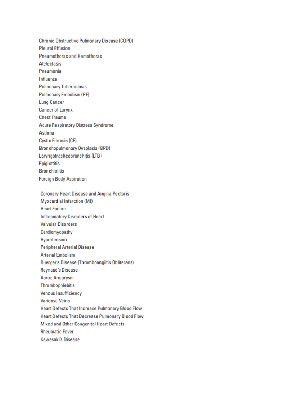 Pearson Topics all medical ang surgical topics - Health Assessment ...