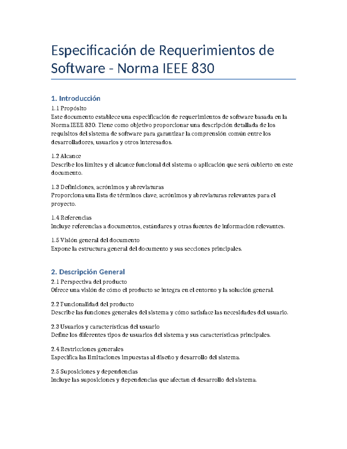 Especificacion Requerimientos Software IEEE830 v2 - Especificación de ...
