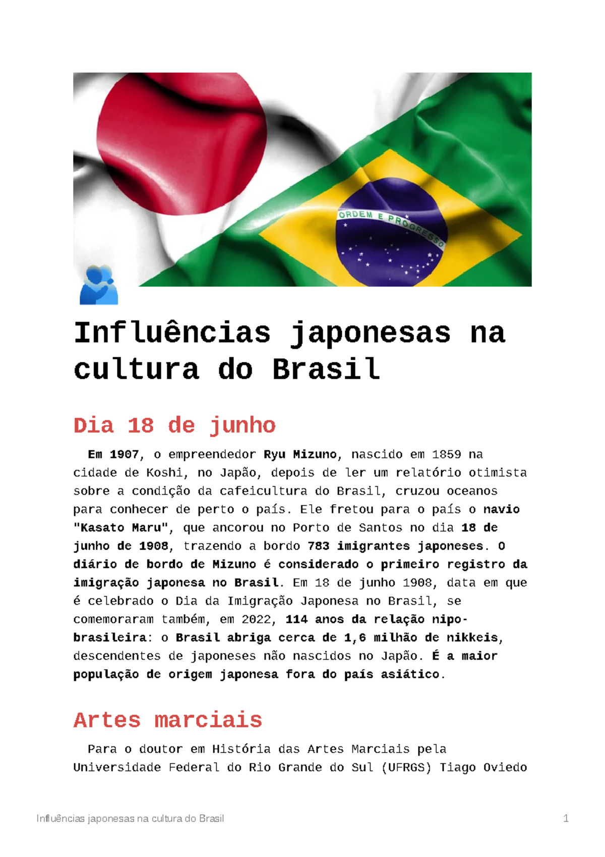 Influncias japonesas na cultura do Brasil - j Influências japonesas na ...