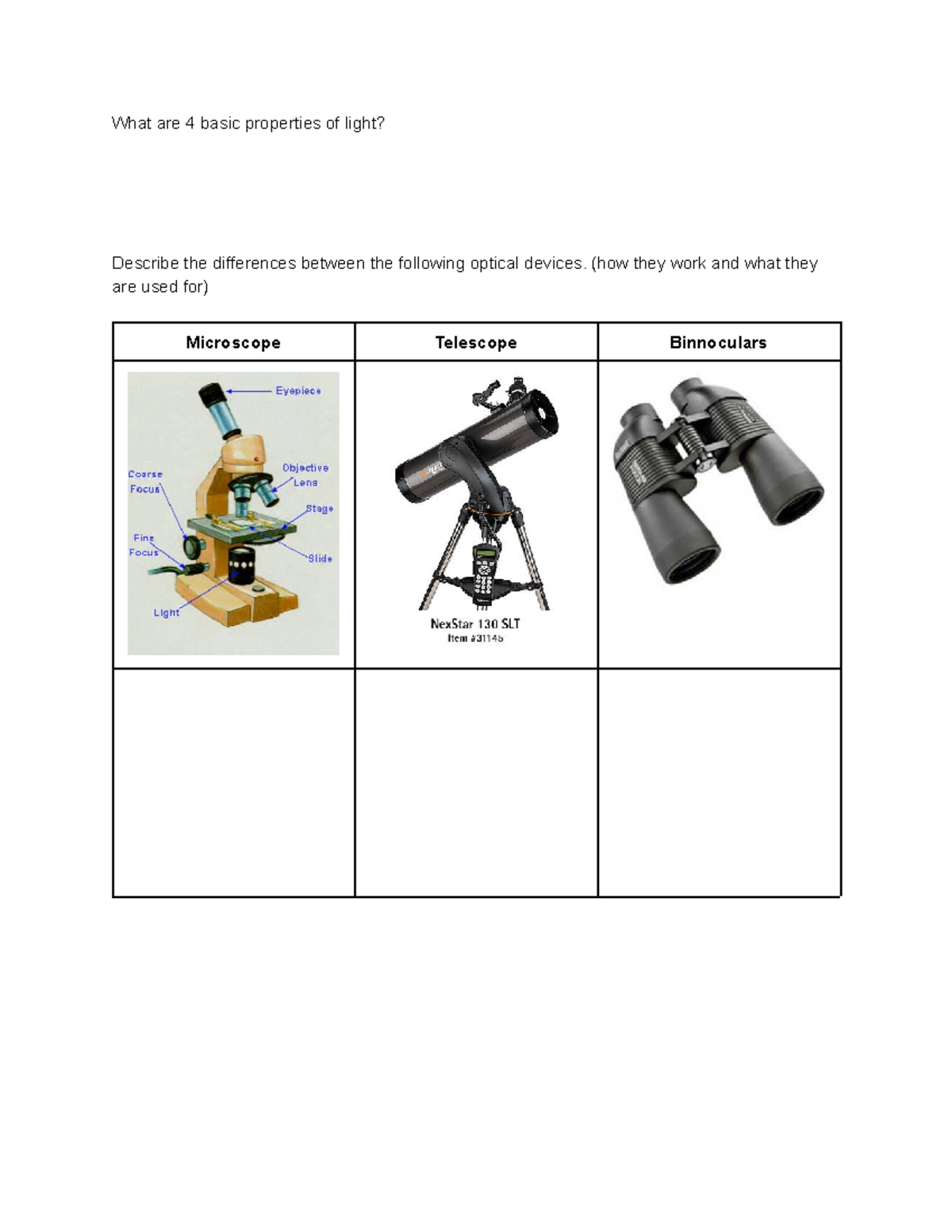 Ephraim Richard - SCI8 Unit C Year End Review - What are 4 basic ...