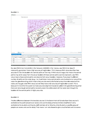 Lab 1 Report - Copy - GEOG 387 Assignment Answer - Task 1: Question 2 ...