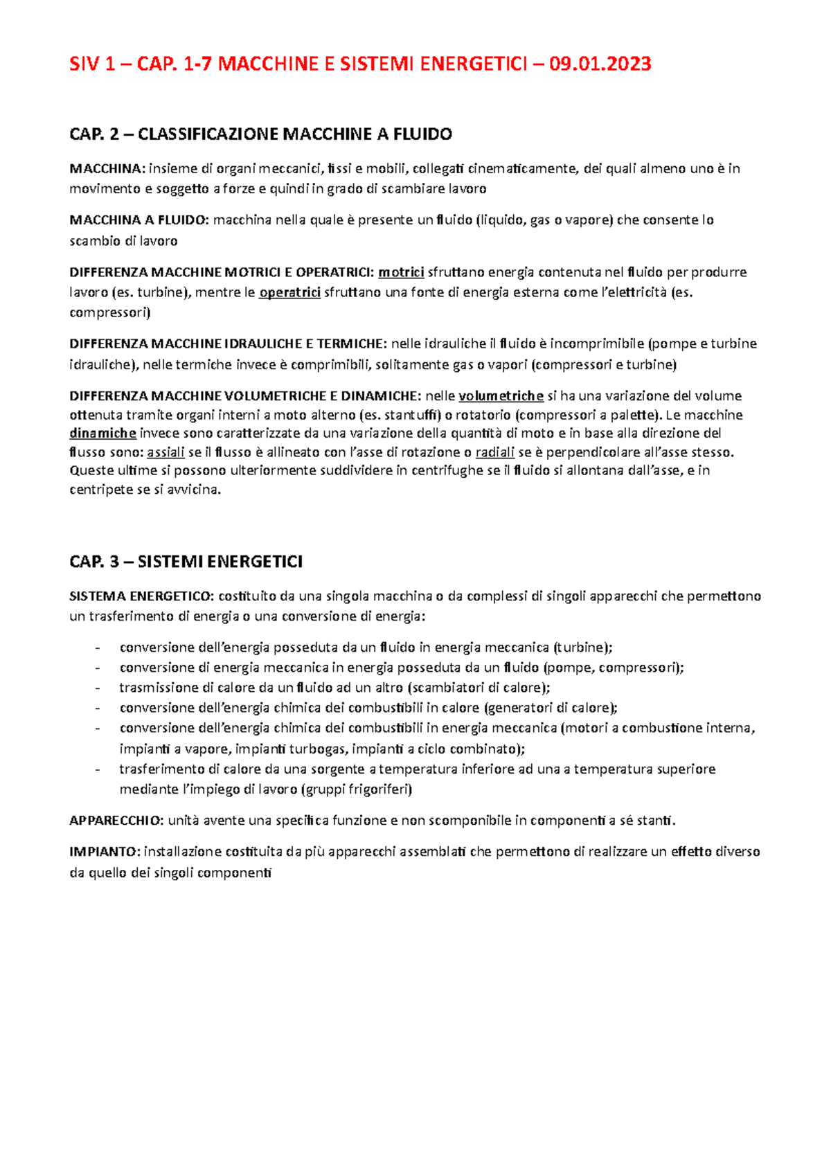 SIV 1- CAP. 1-7 Macchine E Sistemi Energetici - 09 - SIV 1 – CAP. 1-7 ...