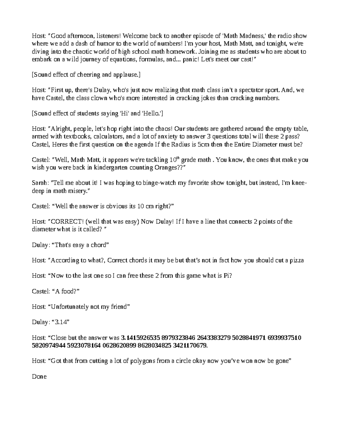 723207245-Math - Gyggy ygyg hh - Host: "Good afternoon, listeners ...