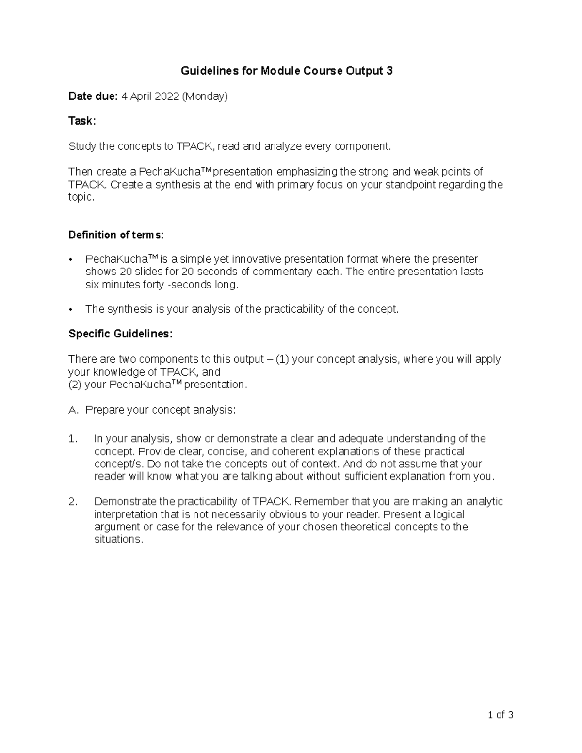 MO3 Guidelinesvvvvvvvvvvvvvvvvvvvcdvbdfb dvddv - Guidelines for Module ...