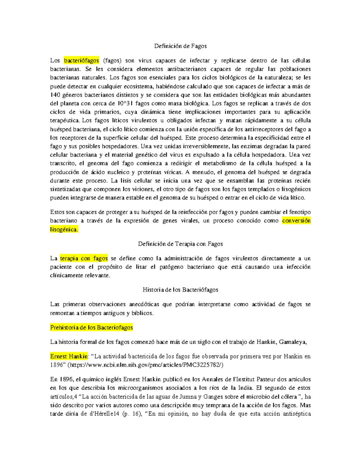 Fagos y Resistencia a los antibioticos - Definición de Fagos Los ...