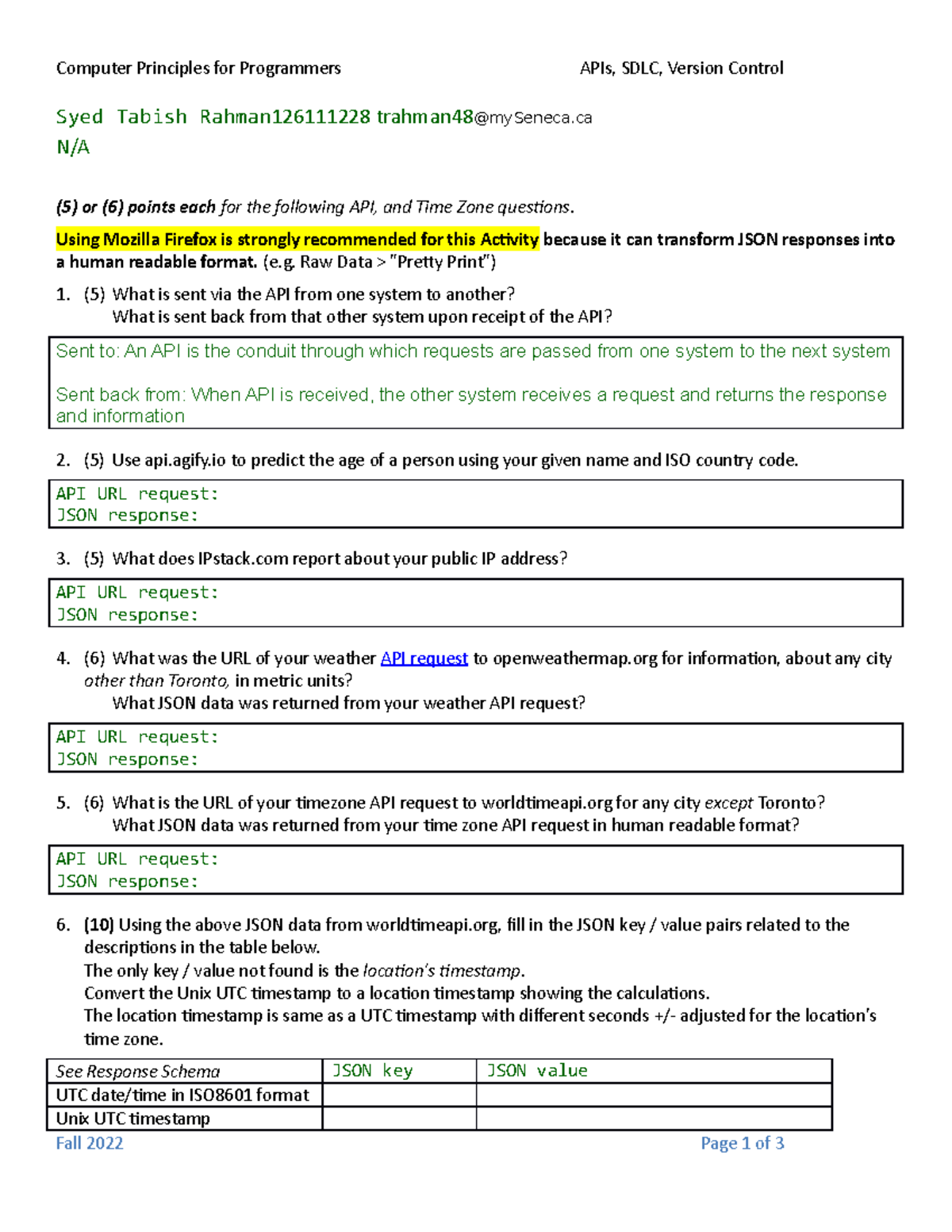 Cp4p Sdlc Activity Answers Computer Principles For Programmers Apis Sdlc Version Control