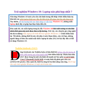 CSDL 60TH3 - tài liệu mình tham khảo được - ÔN TẬP CƠ SỞ DỮ LIỆU 60TH 20h15p – 22h 19/5/ Câu Nội ...