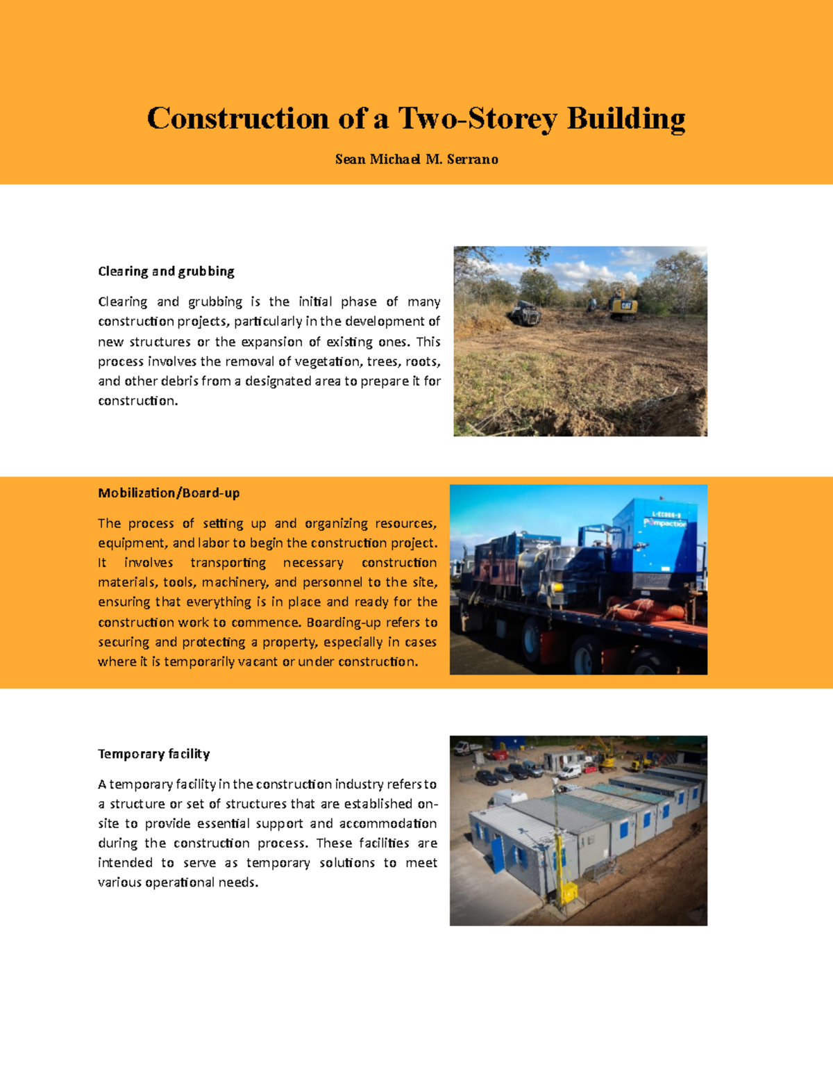 Construction of Two Storey Building - Construction of a Two-Storey ...