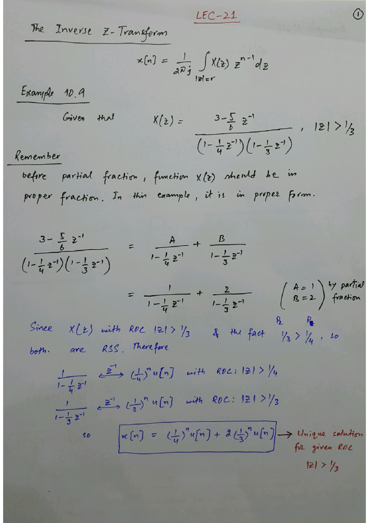Lec21 - lecture notes sns - Signals and Systems - Studocu