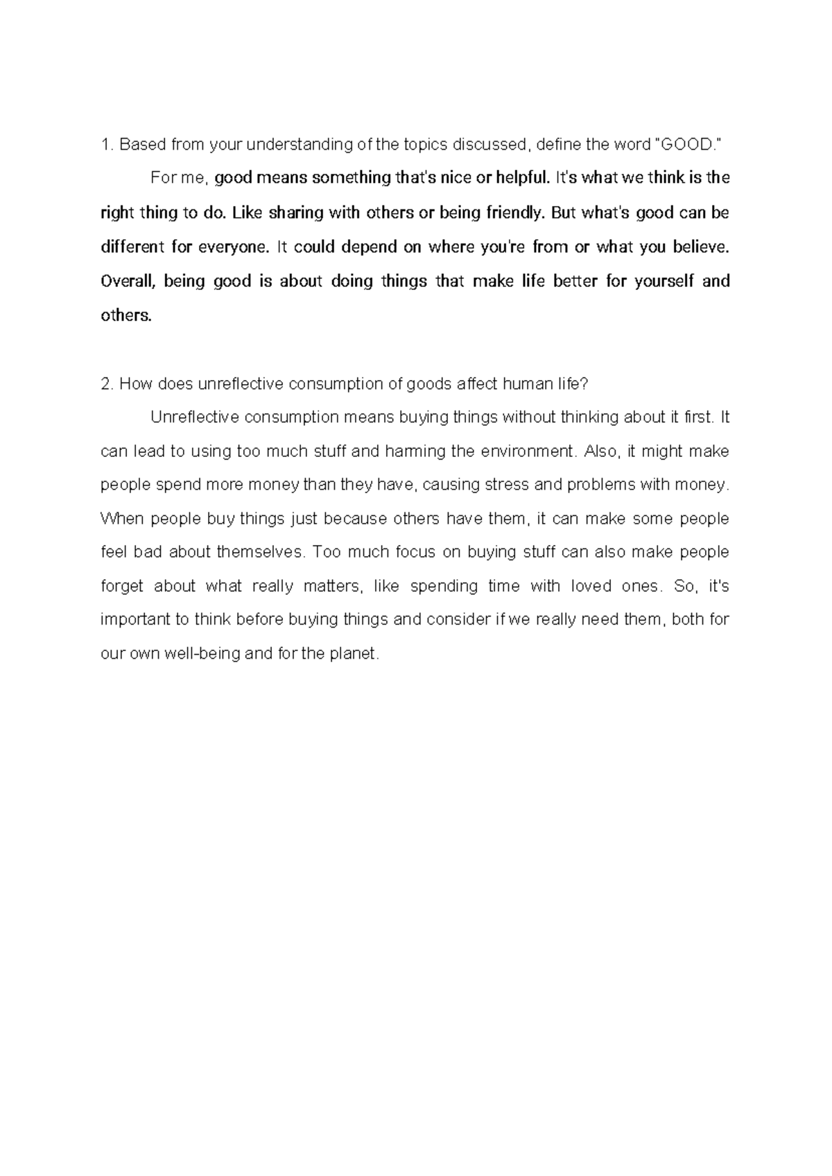 05Worksheet 1-STS - ez - Based from your understanding of the topics ...