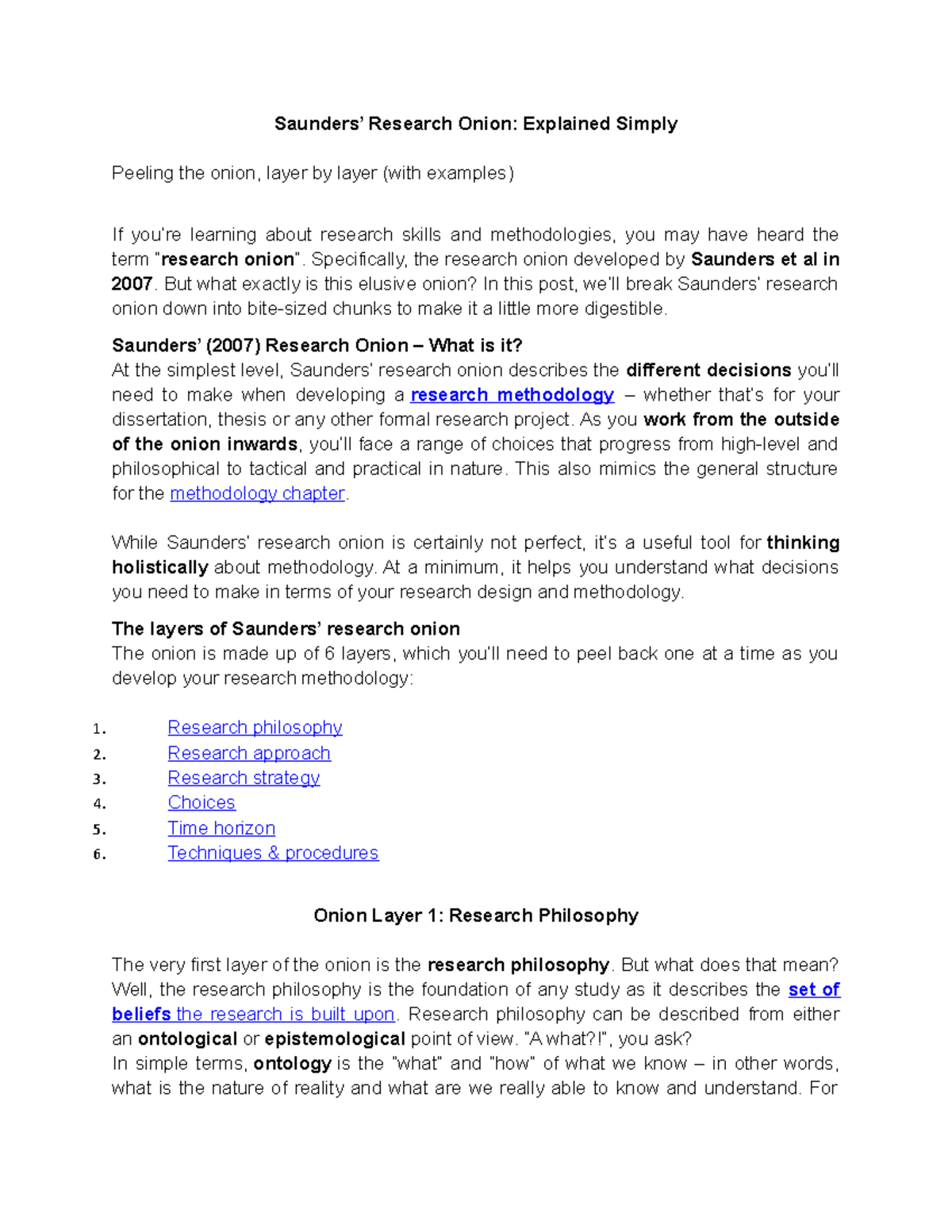 Saunders-Research-Onion - Saunders’ Research Onion: Explained Simply ...