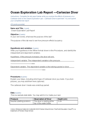 Copy of 3.06 Lab Report Template Rev 2022 - 03 Coastal Dynamics Lab ...