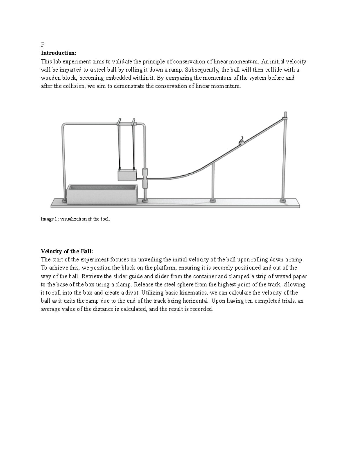 Phys 207 lab 5 - lab report on linear momentum - P Introduction: This lab experiment aims to ...
