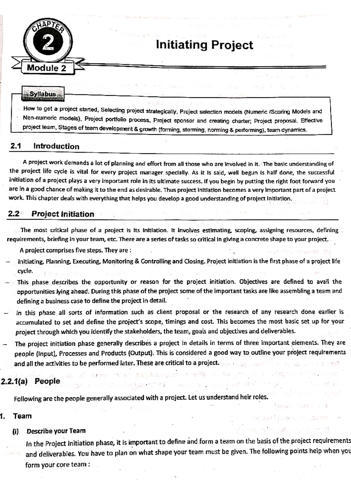 Project management - Studocu