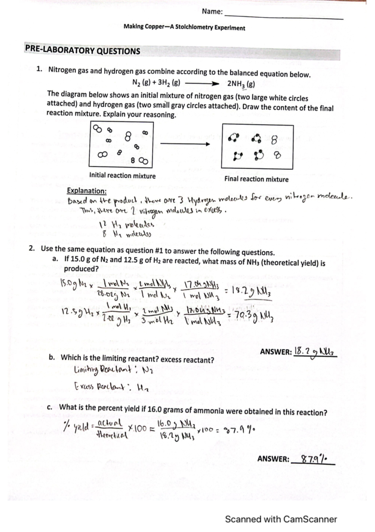 Making Copper Pre-Lab - CHEM 40 - Studocu