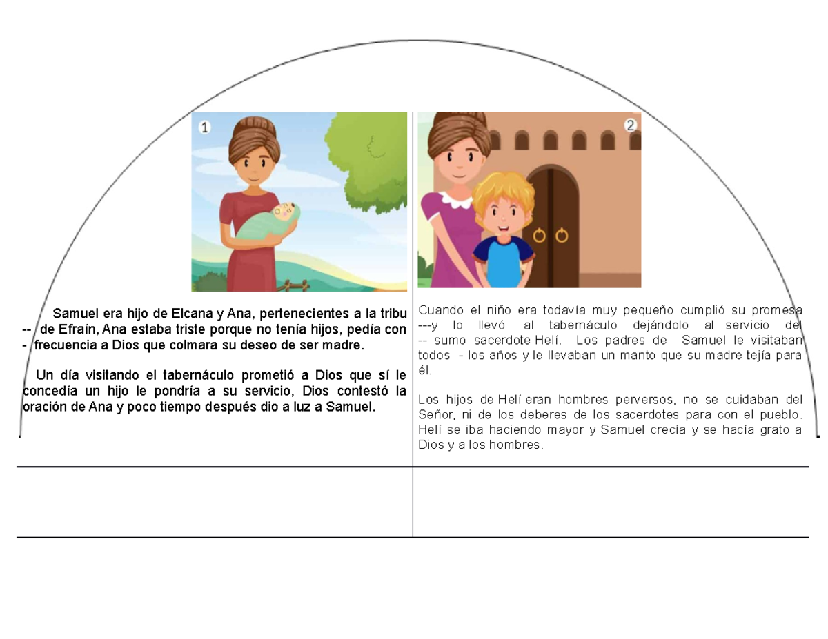 Historia de Samuel - Samuel era hijo de Elcana y Ana, pertenecientes a ...