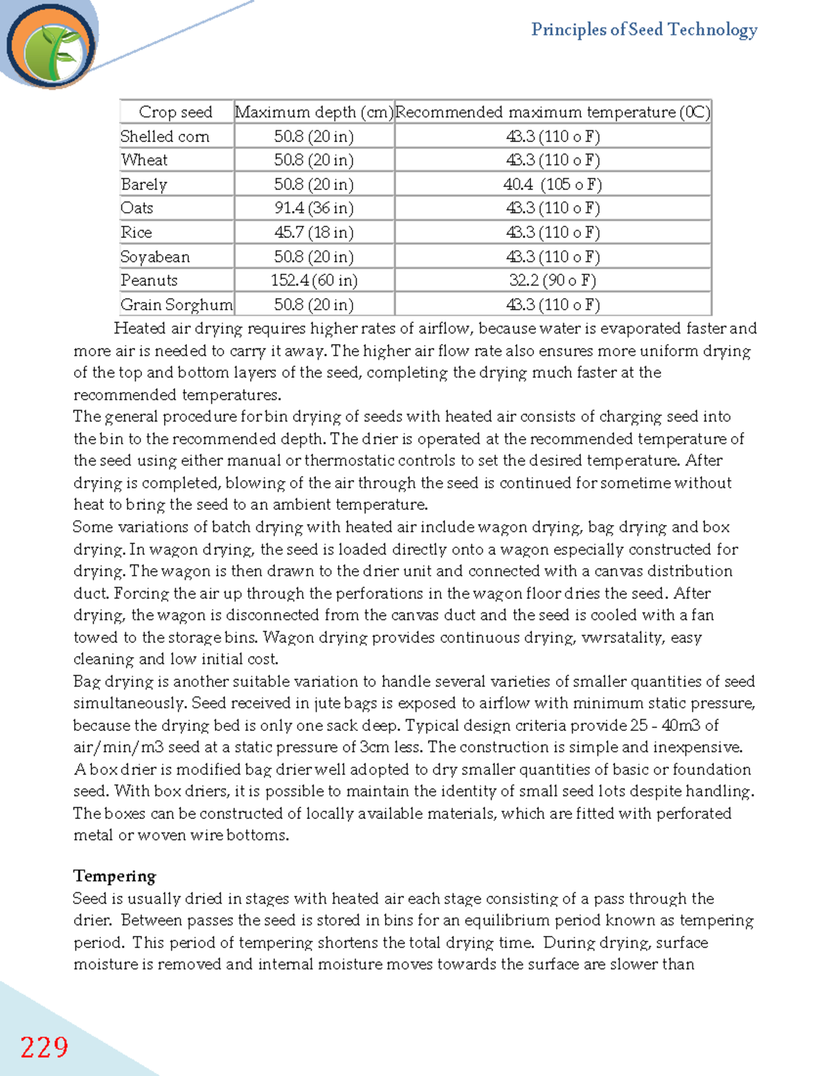 Principles of seed technology 15 - Principles of Seed Technology Crop ...