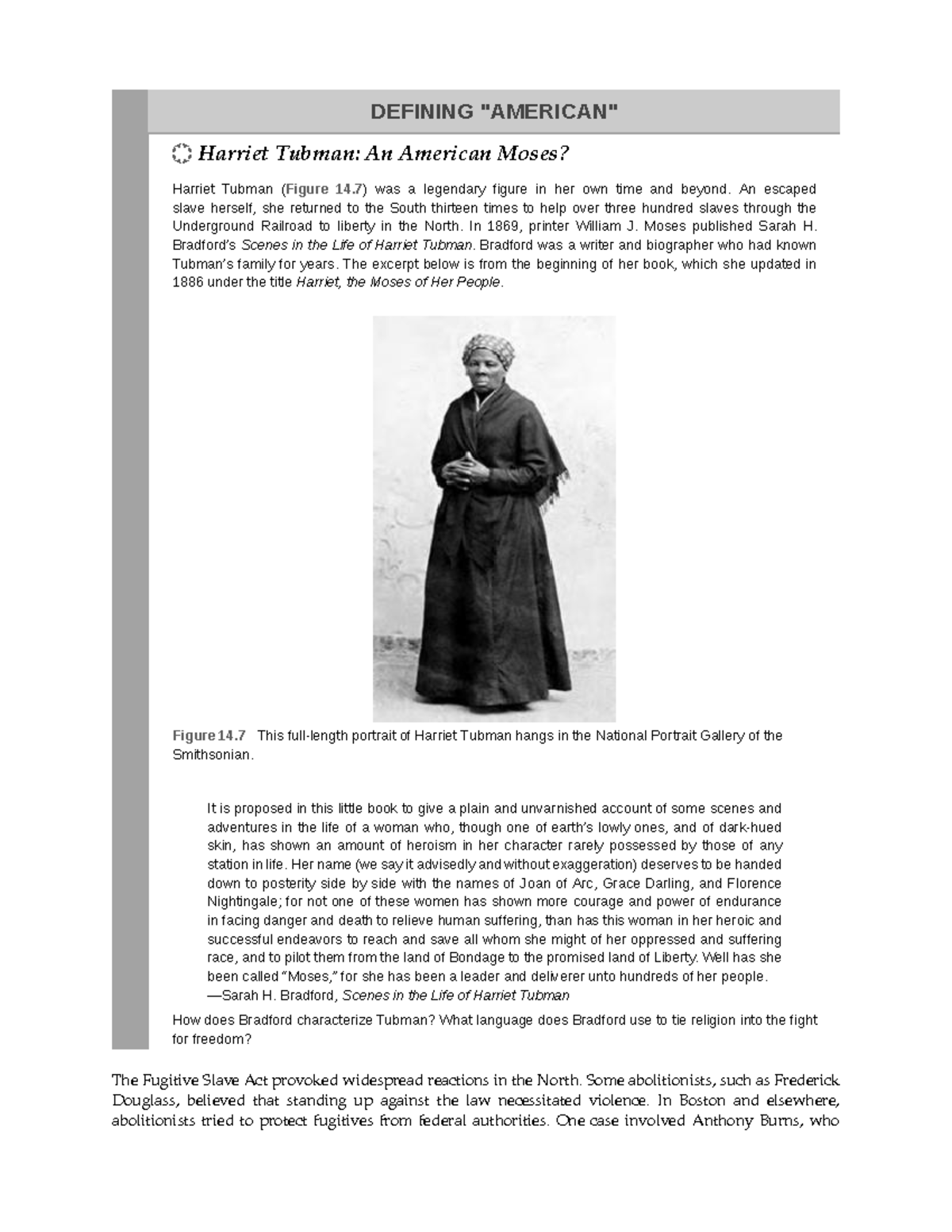 History - Global WORD Chapter 35 - DEFINING "AMERICAN" Harriet Tubman ...