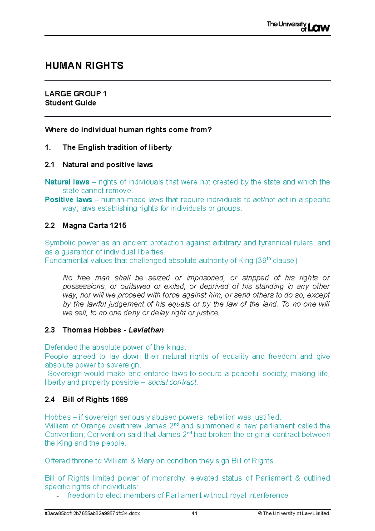 1 Where do individual human rights come from - HUMAN RIGHTS LARGE GROUP ...
