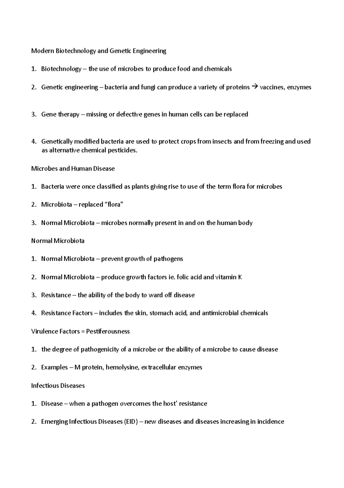 Modern Biotechnology and Genetic Engineering - Modern Biotechnology and ...