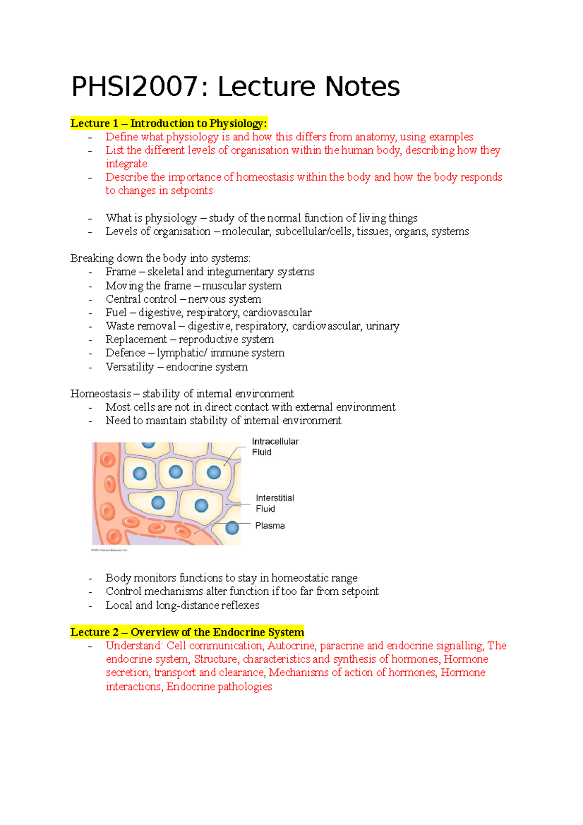 PHSI2007 Lecture Notes - PHSI2007: Lecture Notes Lecture 1 ...