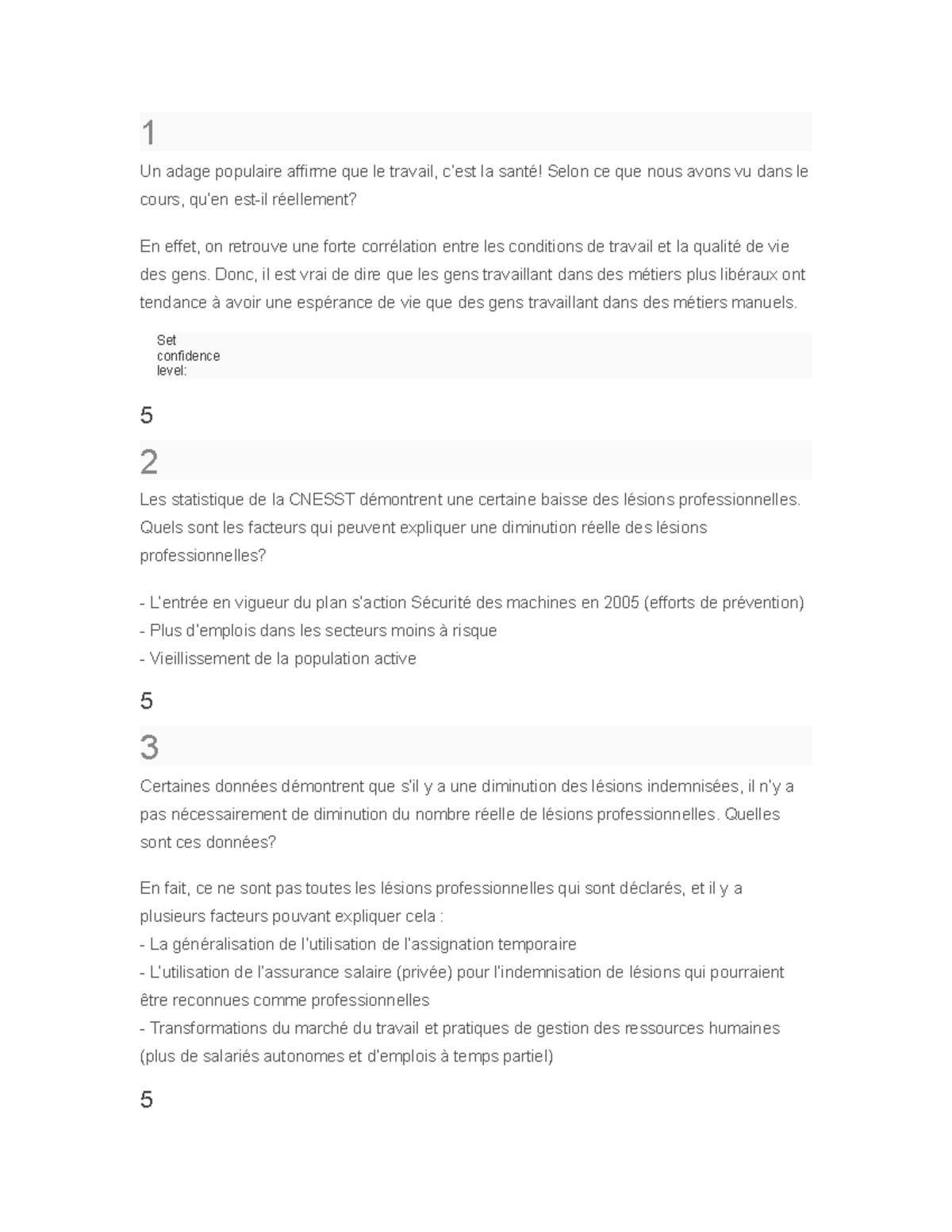 SST Exam 1 - Notes pour Examen 1 - 1 Un adage populaire affirme que le ...