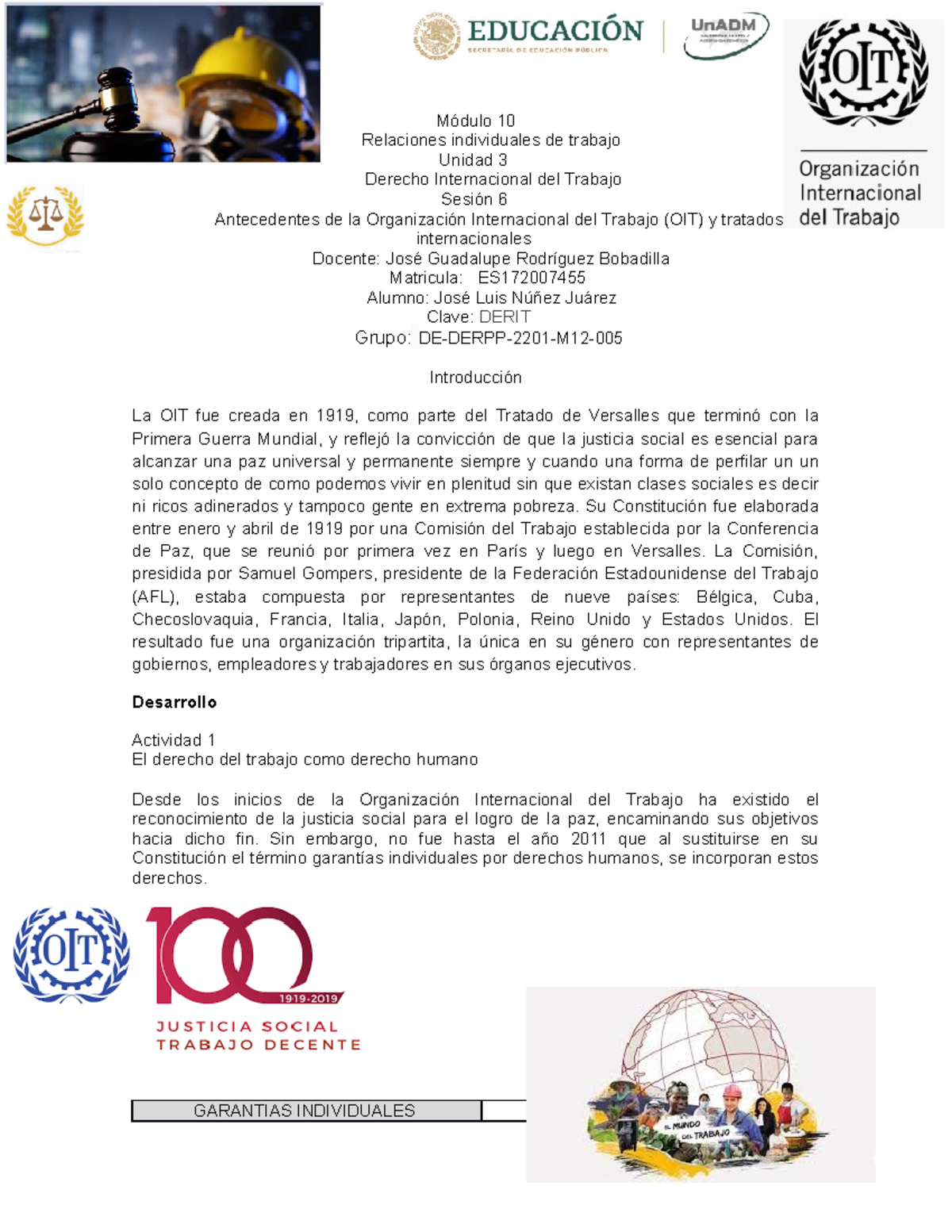 M10 U3 S6 JONJ - Introducción En esta sesión me toco analizar las ...