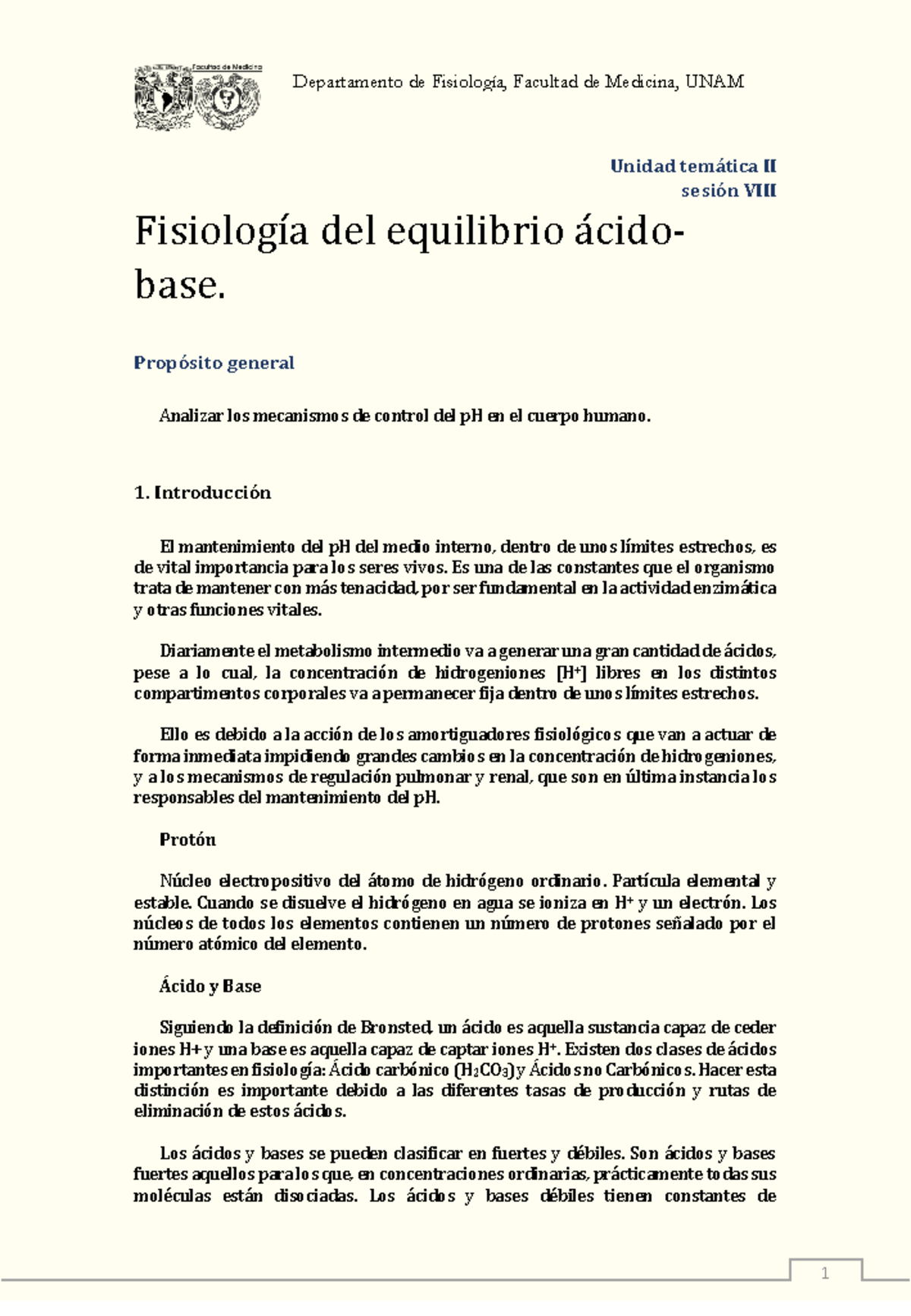 6-práctica-ph - 6-práctica-ph - Unidad tem·tica II sesiÛn VIII FisiologÌa del equilibrio ·cido ...