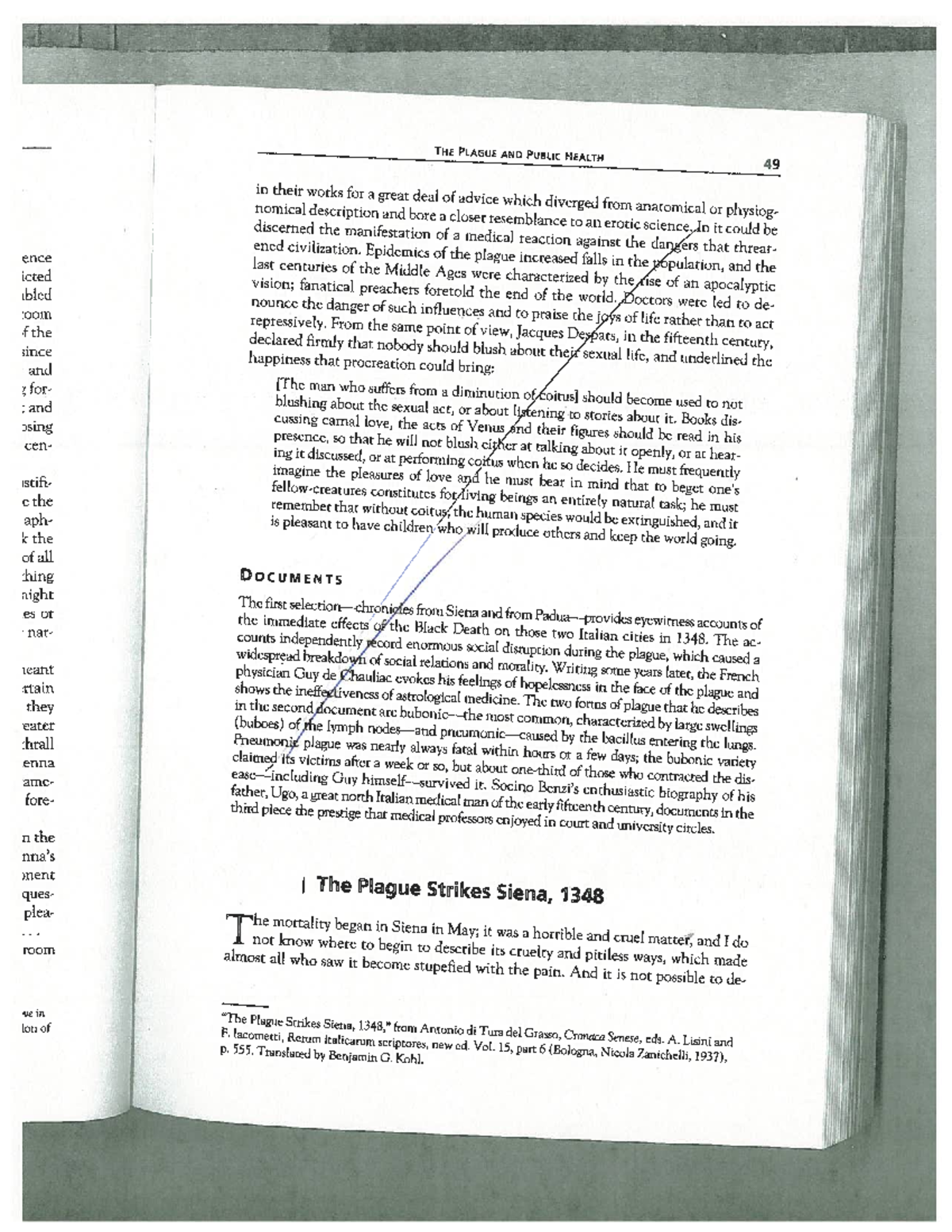 5. plague documents - This is the homework reading required - HIST 000 ...