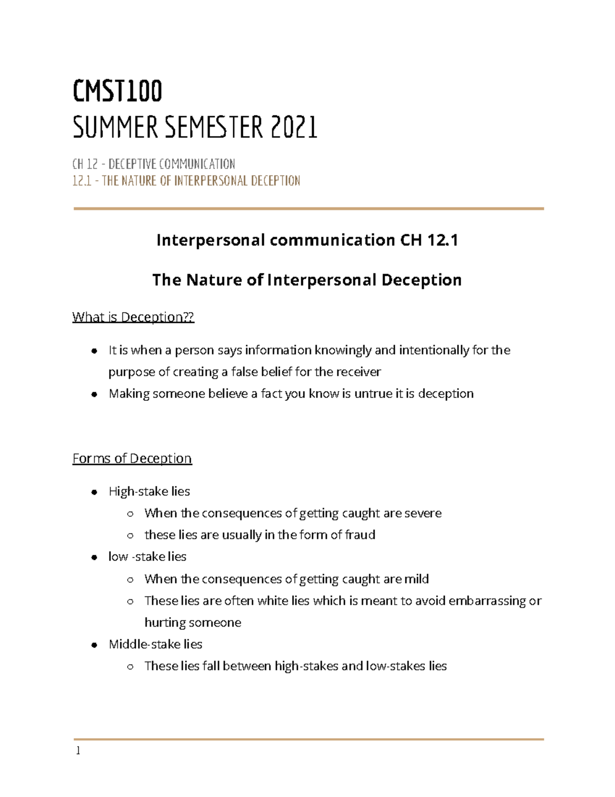 2021-interpersonal_communication-lecture_notes_12.1_week5 - CMST SUMMER ...