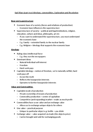 Marx Key Concepts - Marx Key Concepts Capitalism Economic system ...
