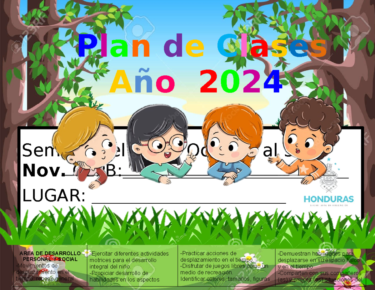 PLAN DE Clases 30 al 3 de noviembre - Plan de Clases Año 2024 PLAN DE ...