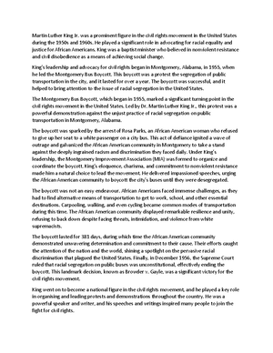 Revision Notes History of the Civil Rights Movement: Black Power and ...