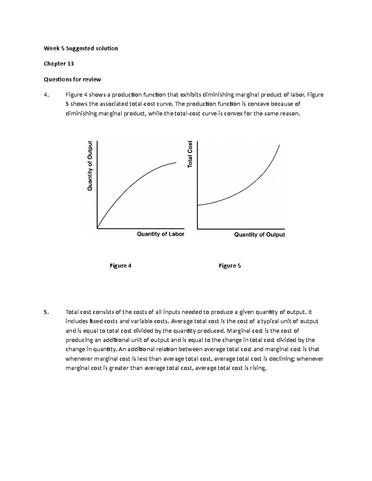Week 5 Suggested solution - Week 5 Suggested solution Chapter 13 ...