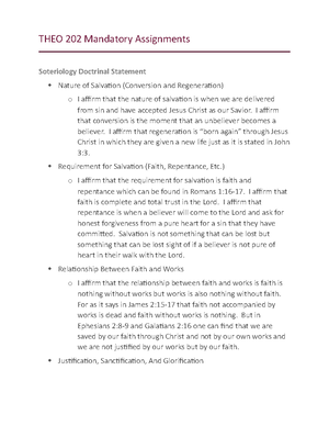 New Testament Bible Study Part 1 – Preparation Assignment Instructions ...