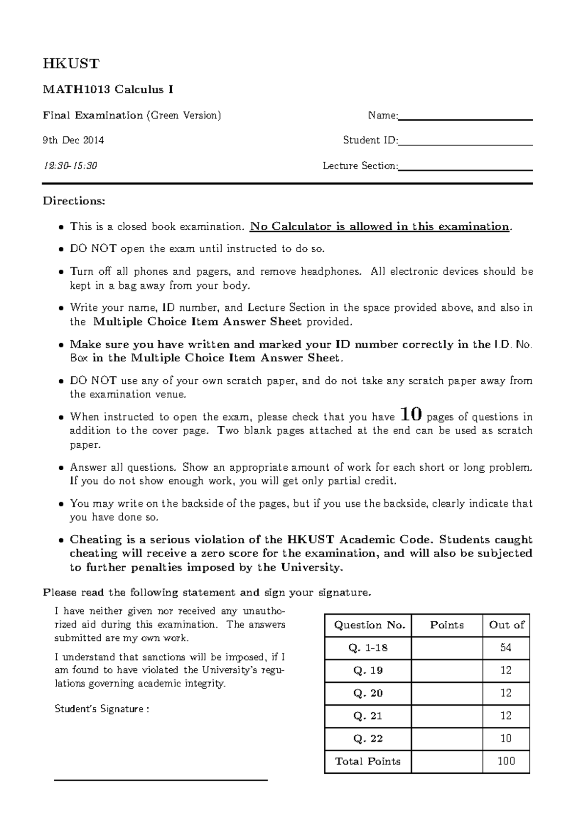 (MATH1013)[2014 ](f)final =cd827^ 96813 - HKUST MATH1013 Calculus I ...