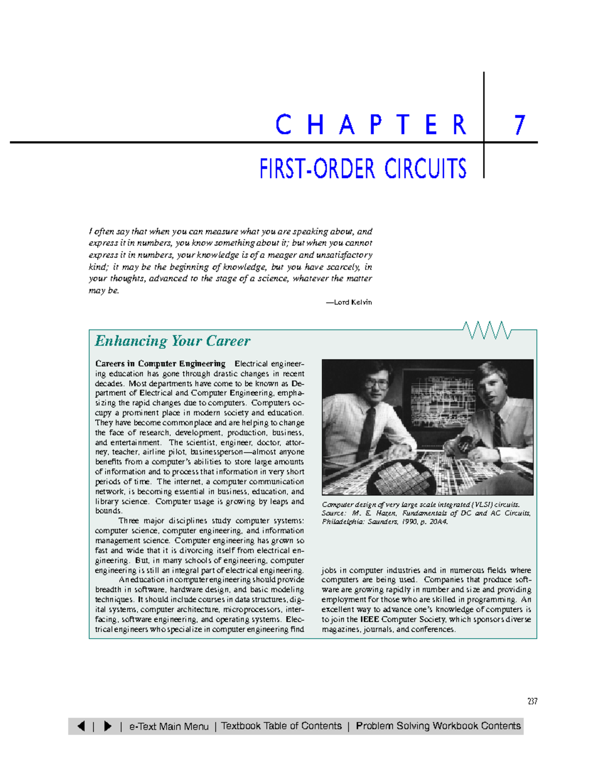 Ch 7. First Order Circuits - ####### 237 CHAPTER FIRST-ORDERCIRCUITS 7 ...